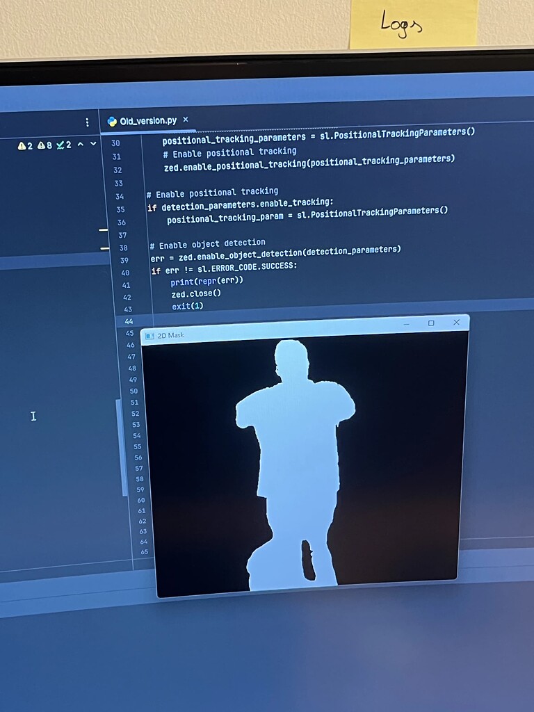 Full body mask with python and zed 2i - Stereolabs Forums