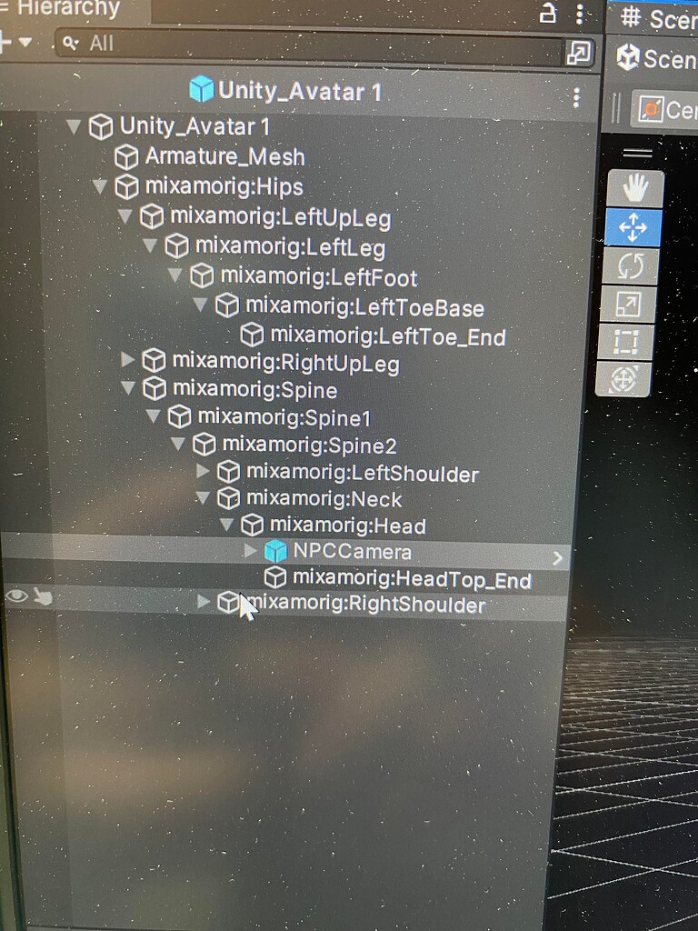 How can i access to the Instanciated Avatars in the scene, and get my gameobject which attached ...