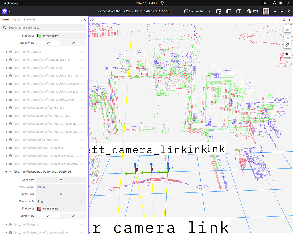 3 cameras show 3 different point clouds - Stereolabs Forums