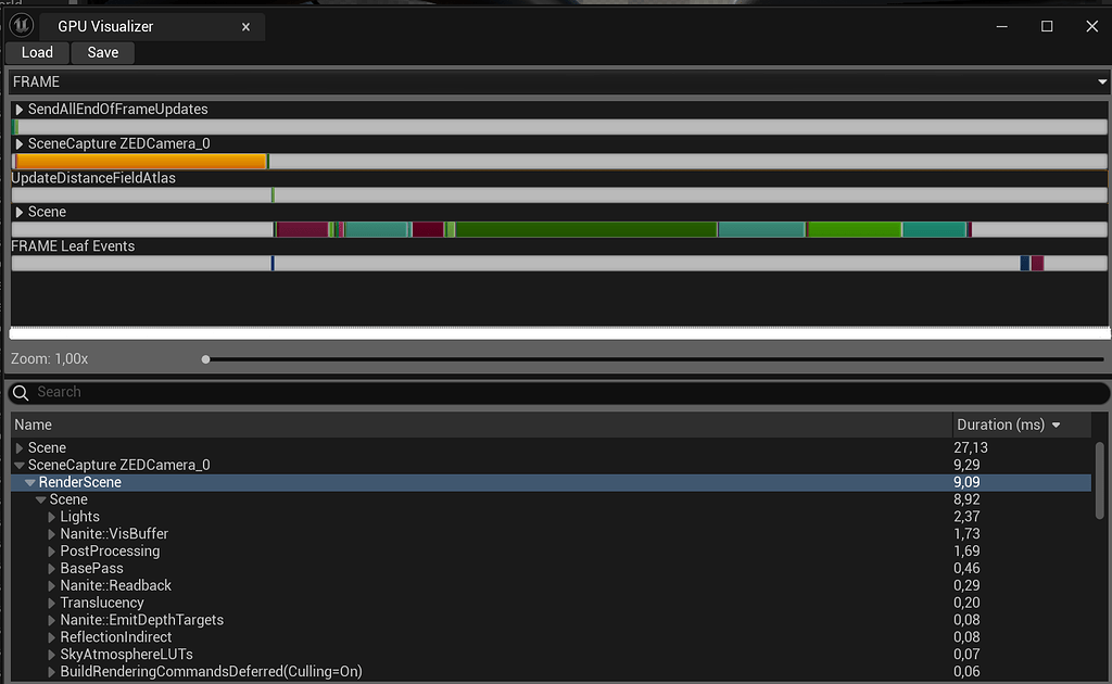 Performance Issues with Dual Scene Rendering in Unreal Engine 5 Using Stereolabs ZED 2 Camera ...