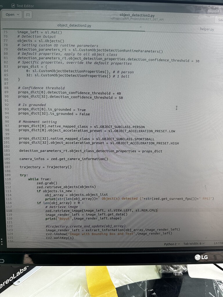 Object Detection API Bounding box results are shifted - Stereolabs Forums